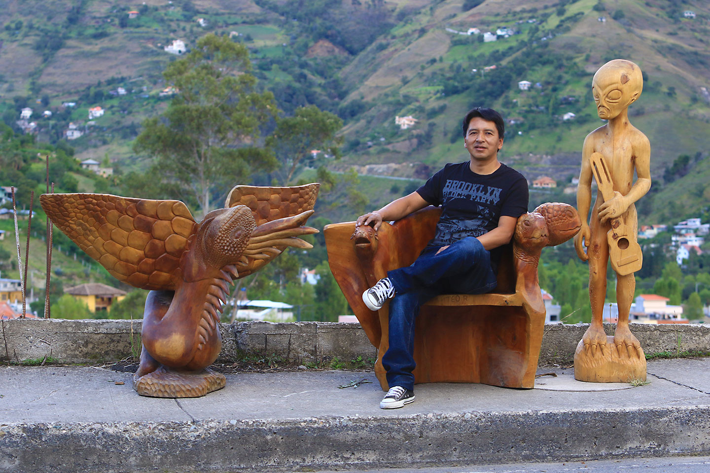 Criollo: Obra de vida - Escultor y pintor gualaceño | Viajes Vistalsur ...